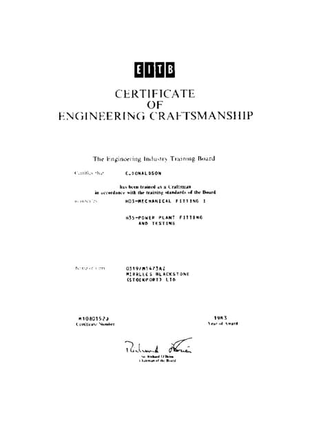 Moderator Certificate | PDF