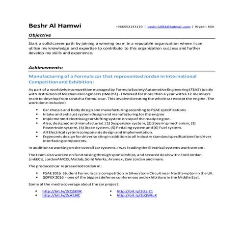 Project h717 (salt water driven car ) | PPTX