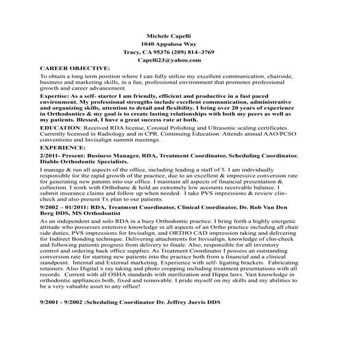 Michele Resume | PDF