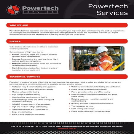Powertech Services | PDF