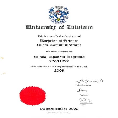 DEGREE THABANI | PDF