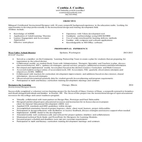 RESUME-MCollins-2014-15-Instructional Coach | PDF
