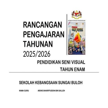 RPT PSV TAHUN 6 2025 SK TAPANG PUNNGU JULAU | DOCX