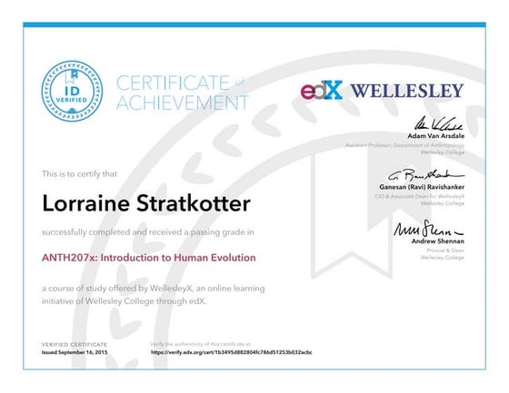 ASUx AST111 Certificate _ edX | PPT