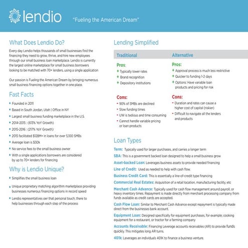 Lendio_Battlecard | PPT