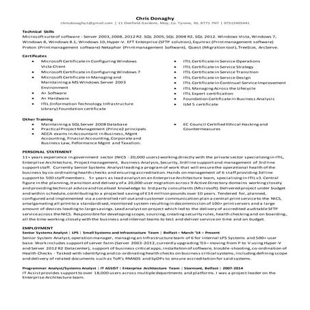 Chris Donaghy CV Oct | DOCX