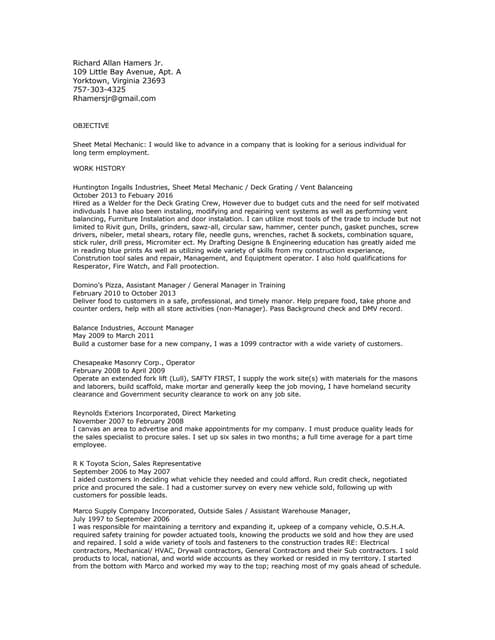 Riley Moore Resume October 2016 | PDF