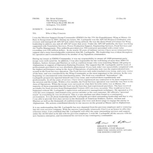 Reference Letter - Kistner | DOC