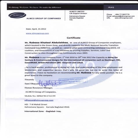 ALMCO Certificate (2) | PDF