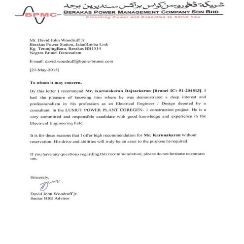 Reference letter | PDF