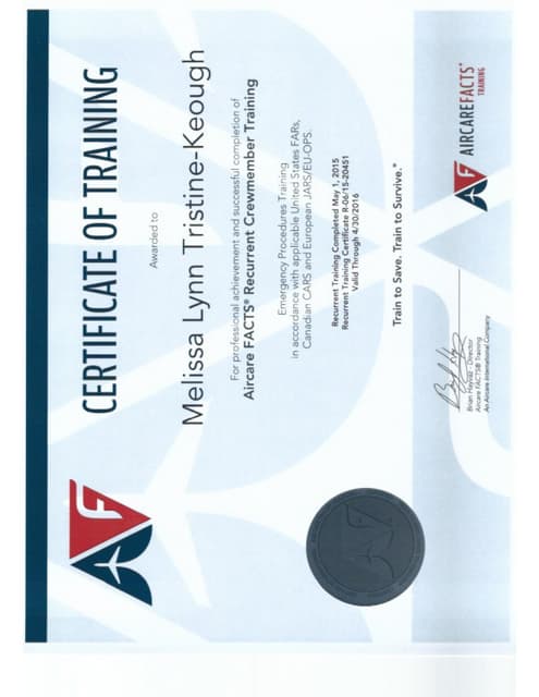 Certification package 2016 3 copy | PDF