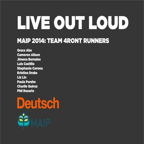 Live Out Loud | PPT