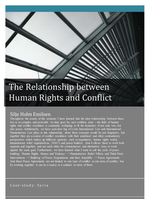 Position Paper - SOCHUM | PDF