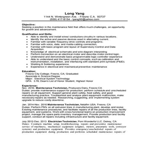 GEORGE resume | DOC