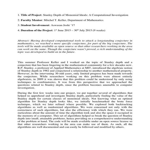 Final Report SRS | PDF