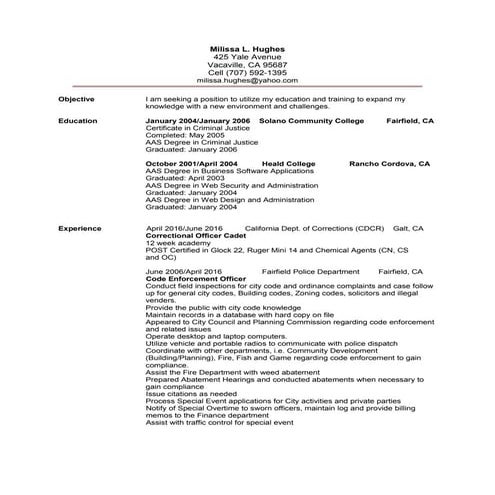 Resume2016_mhughes | DOC