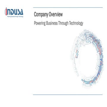 Indusa_Company Overview_02012016_v1.0 | PDF