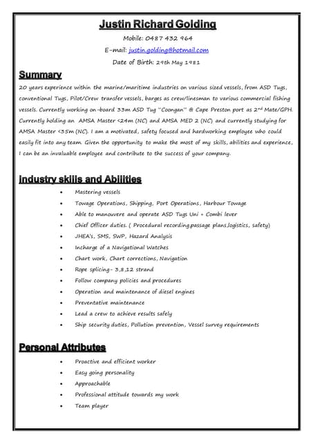 My curriculum vitae | PDF