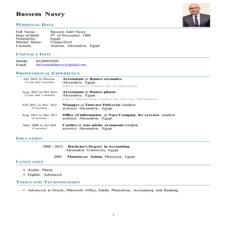 cv bassem | PDF