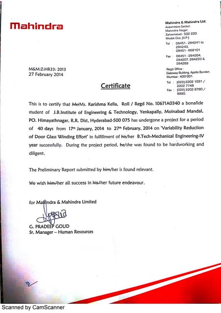 ITIL Version 3 Certificate | PDF