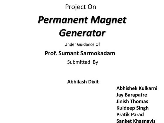 12th CBSE Physics Project AC Generator | DOCX