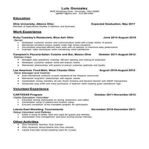BDSResume | DOCX