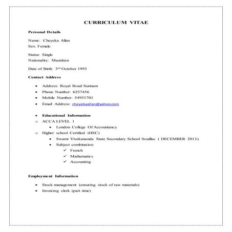 Curriculum Vitae (shaika) | DOCX