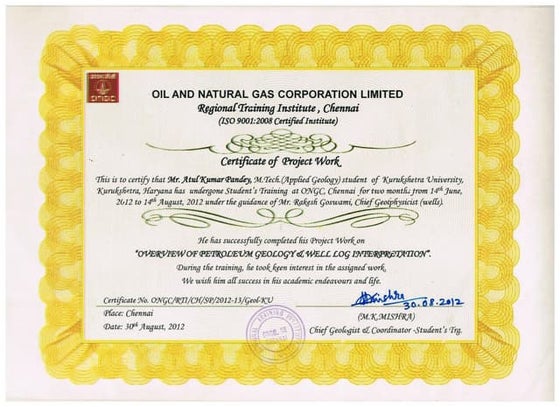 Geology_Course_completion_certificate | PDF