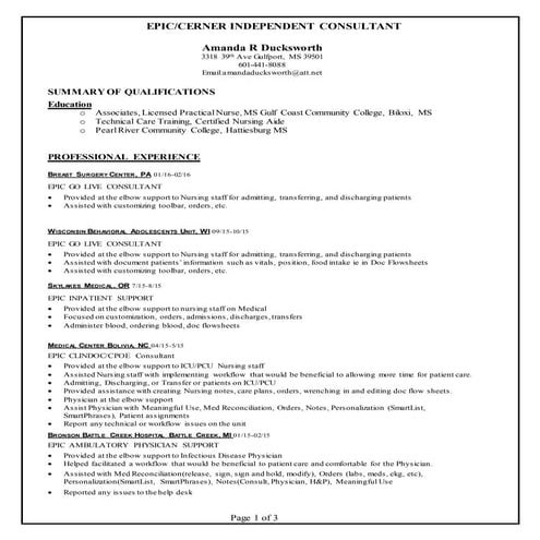 David W Phillips resume update | DOCX