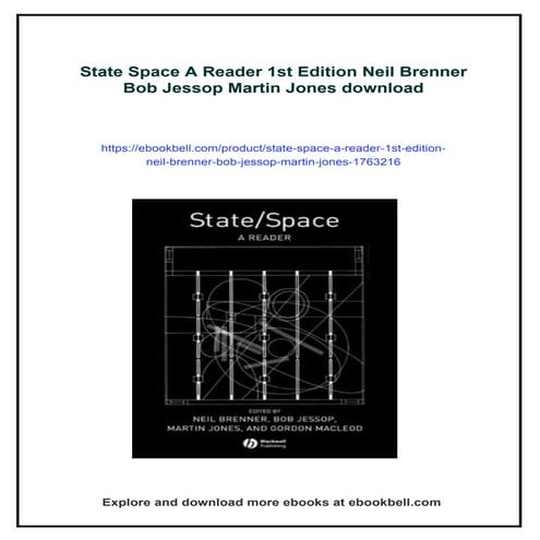 State Space A Reader 1st Edition Neil Brenner Bob Jessop Martin Jones | PDF