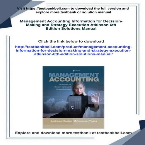 All chapter download Management Accounting Information for Decision ...