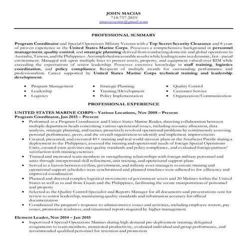 Jason Resume | DOC
