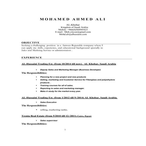 Mohamed_Ali_CV_ | PDF