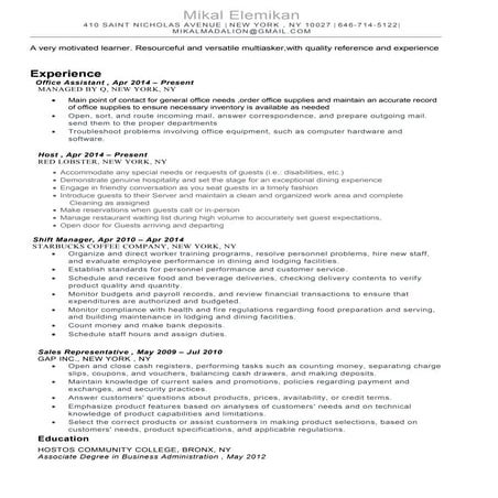 Mikal Resume (1) | DOC