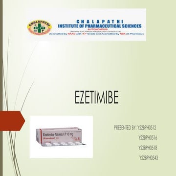 Ezetimibe | PPTX