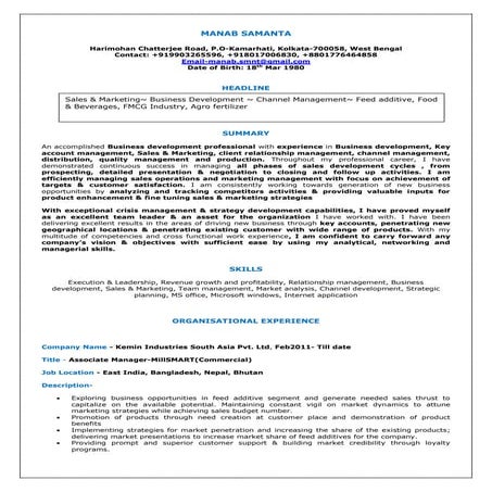 Sathish Resume Template New July | DOC