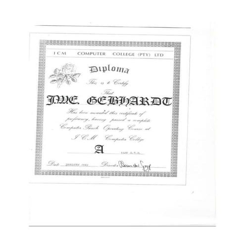 DIPLOMA ICM COMPUTER COLLEGE J STROH | DOCX