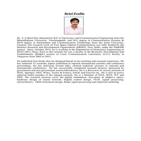 Brief Profile | DOC