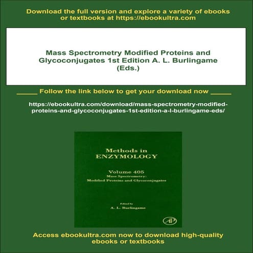 Mass Spectrometry Modified Proteins and Glycoconjugates 1st Edition A ...