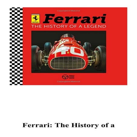Ferrari PDF - The History of a Legend | PDF