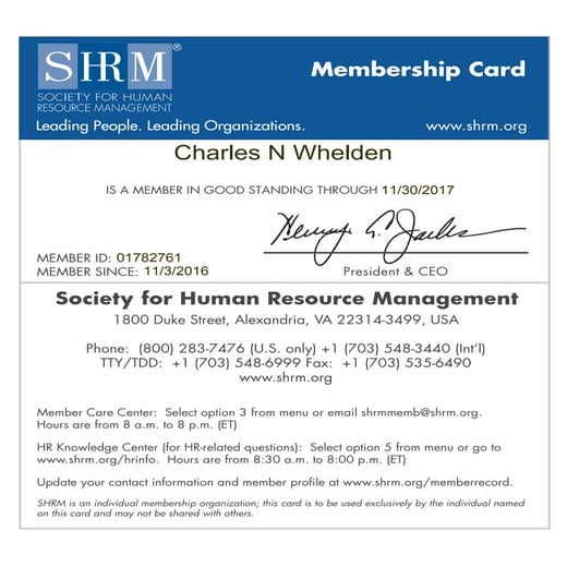 SHrm Membership | PDF