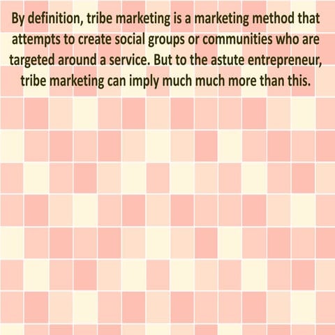 Tribe Marketing | RTF