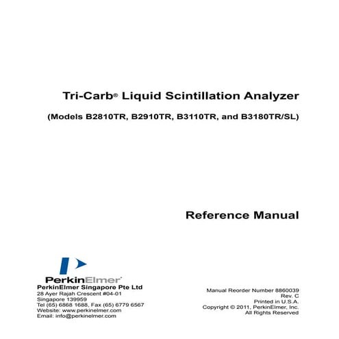 8860039 c tri carb reference manual | PDF