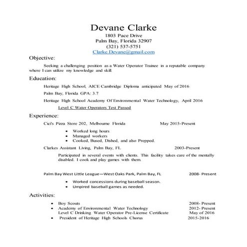 Clarke Devane_Resume | DOCX