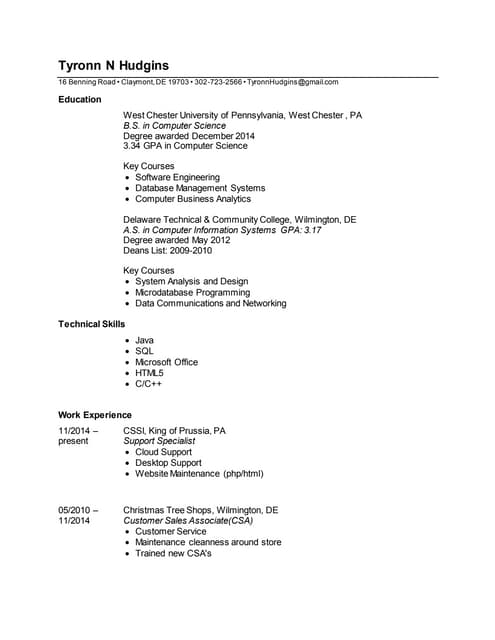 Howard Resume | PDF