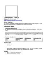 Resume- Chua Jia Jie doc | PDF