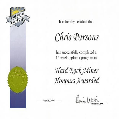 Mine Reference Letter