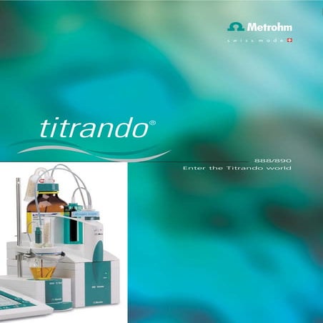 Tiamo software from Metrohm | PDF