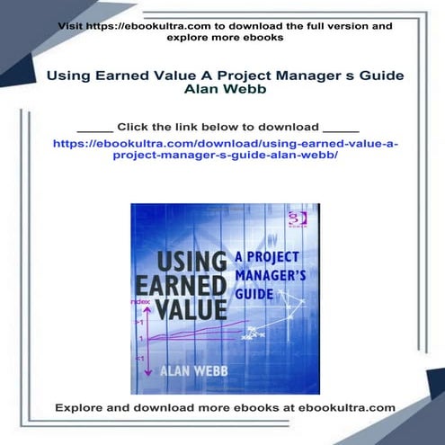 Using Earned Value A Project Manager s Guide Alan Webb | PDF