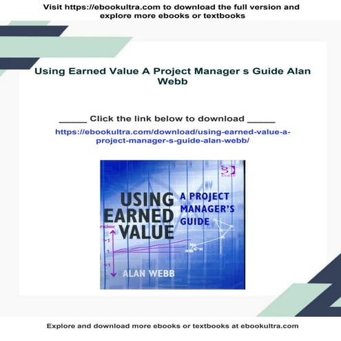 Using Earned Value A Project Manager s Guide Alan Webb | PDF